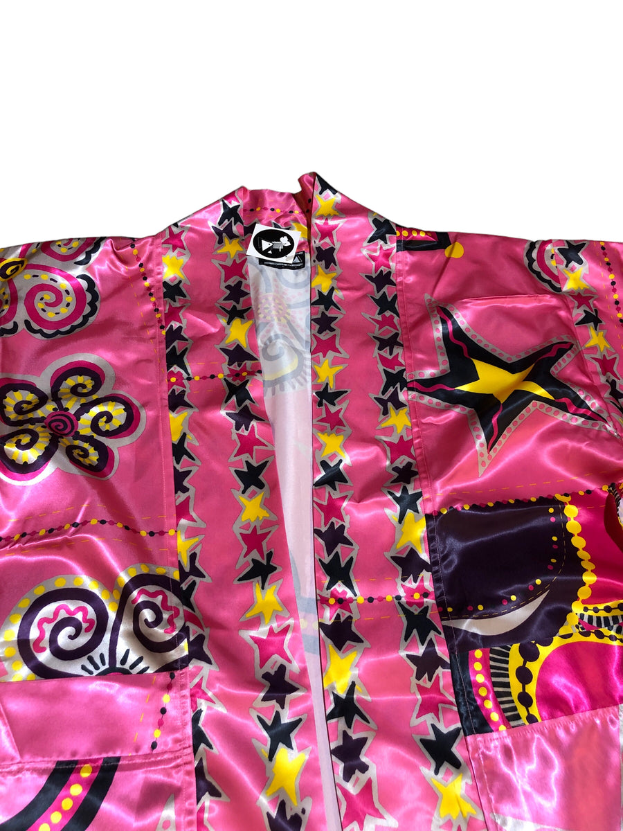 Blim Pink Satin Haori – Blim Vancouver