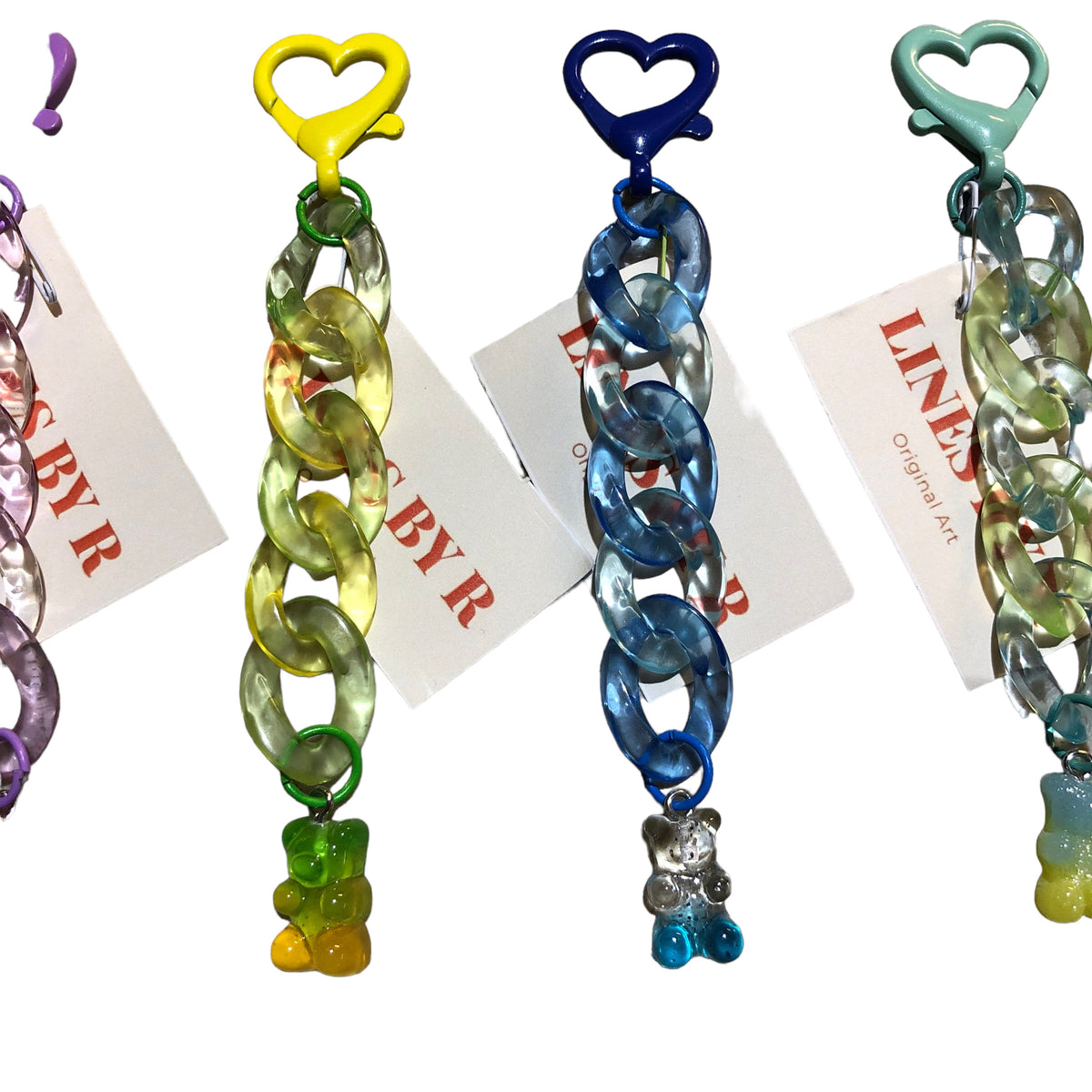 Heart Teddy Key Chains by Lines by Regina – Blim Vancouver