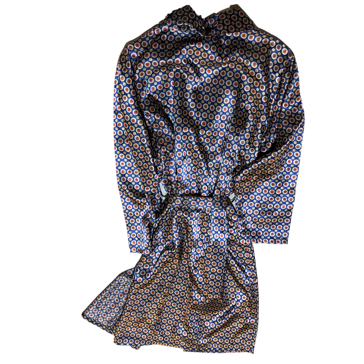 Vintage Harvey James Navy Satin Robe – Blim Vancouver