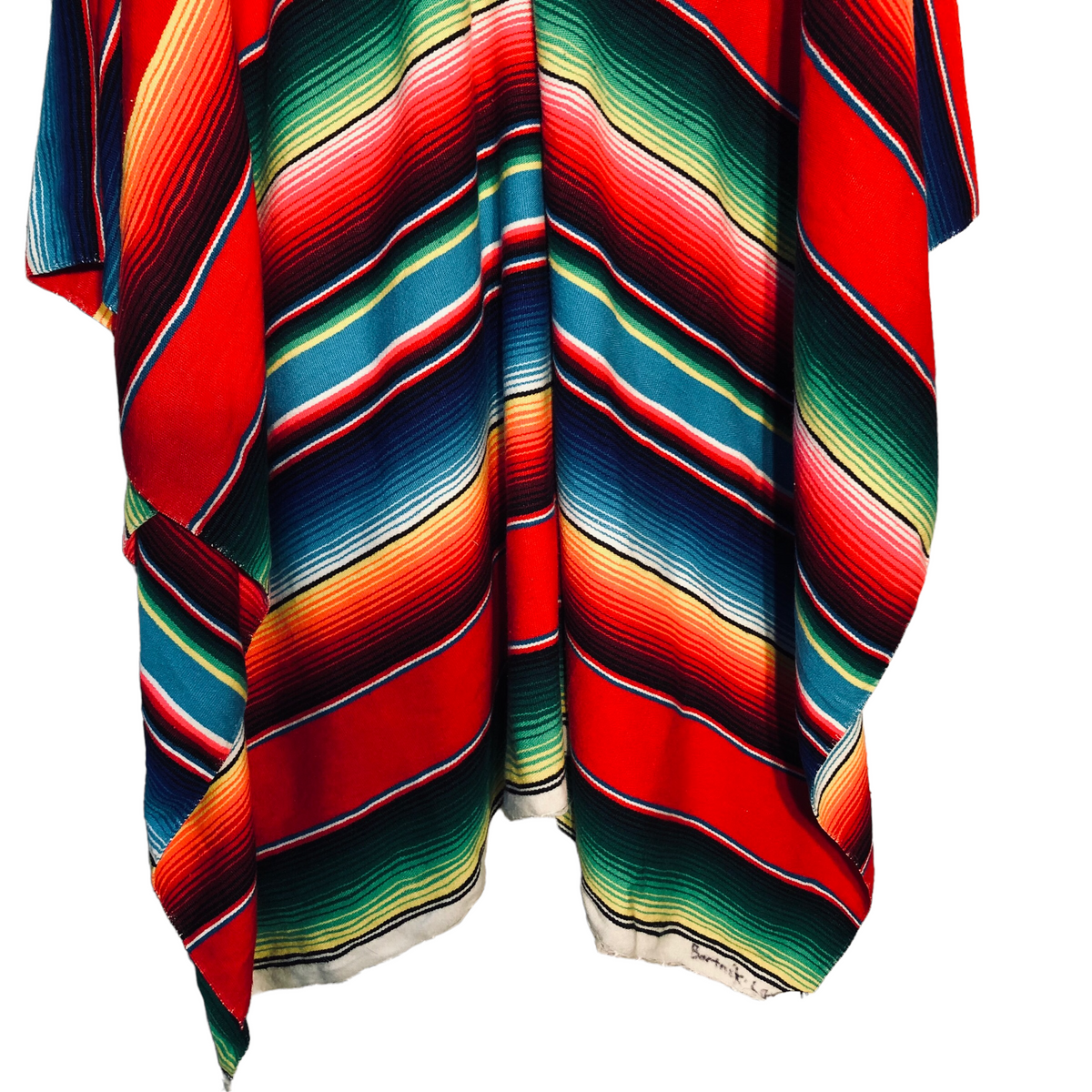Horizontal Rainbow Poncho – Blim Vancouver